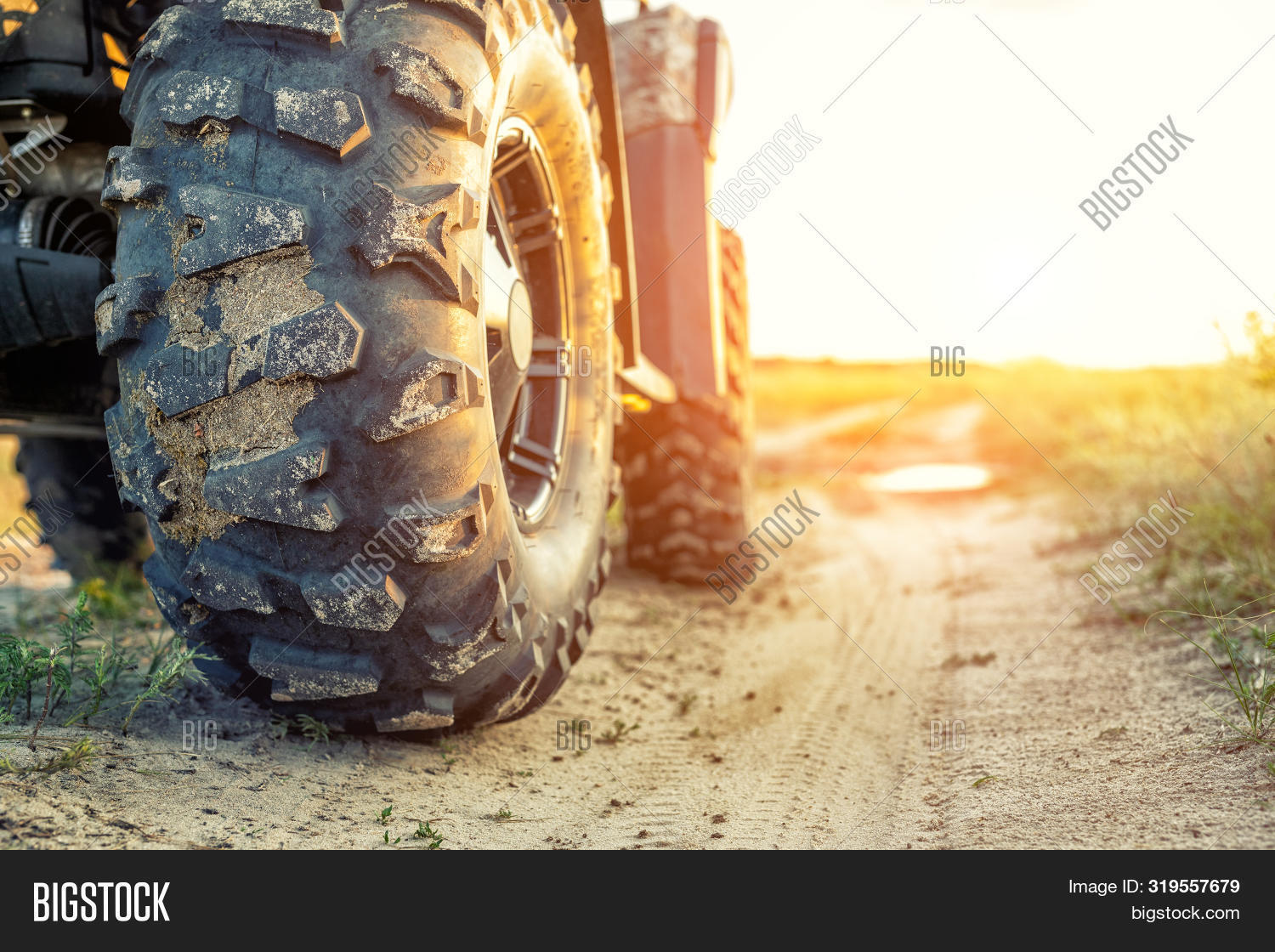 Close- Tail View Atv Image & Photo (Free Trial) | Bigstock
