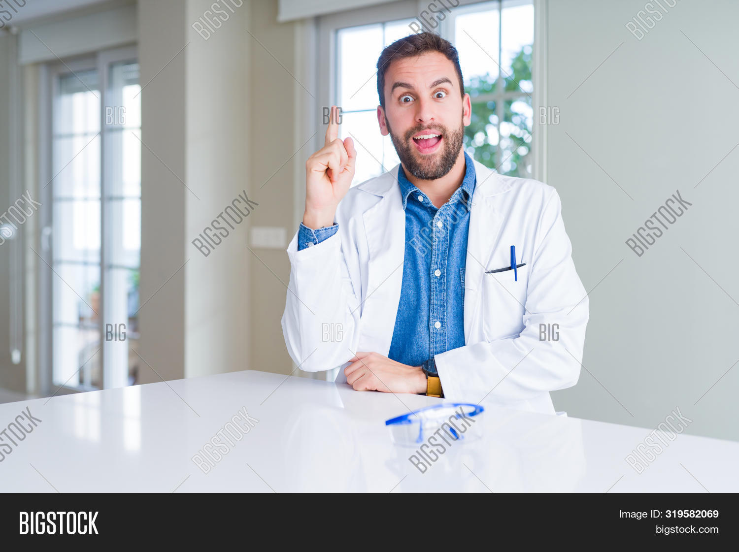 Handsome Scientist Man Image & Photo (Free Trial) | Bigstock