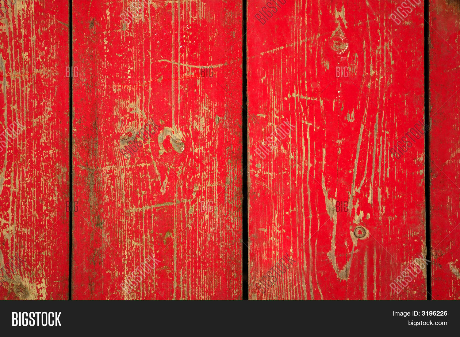 Red Chipped Paint On Image & Photo (Free Trial) | Bigstock