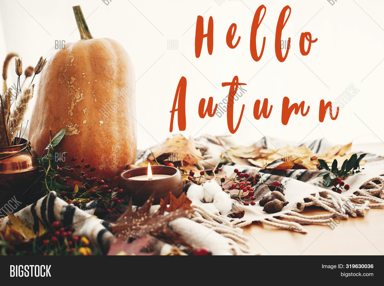 Hello Autumn Text, Image & Photo (Free Trial) | Bigstock