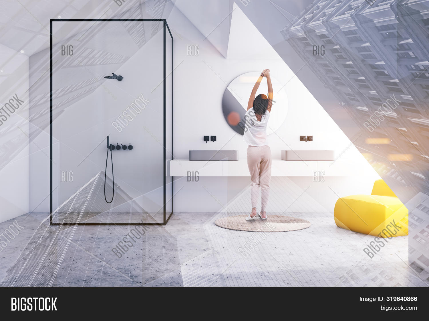 Woman Bathroom Shower Image & Photo (Free Trial) | Bigstock