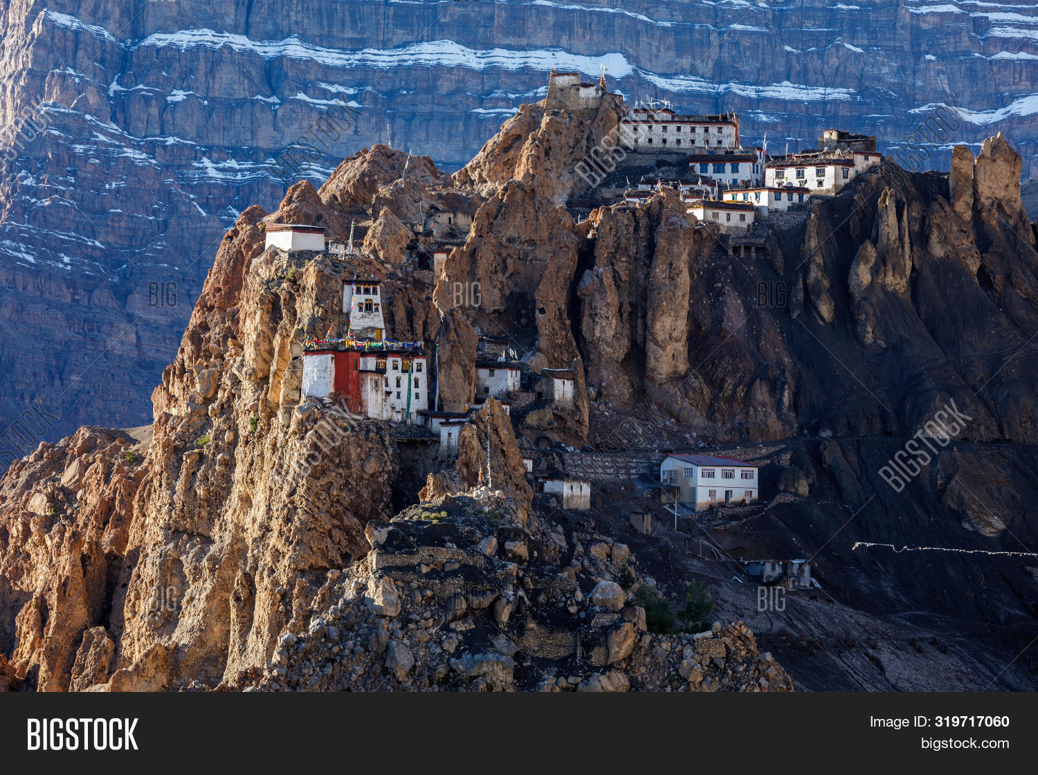 Dhankar Monastry Image & Photo (Free Trial) | Bigstock
