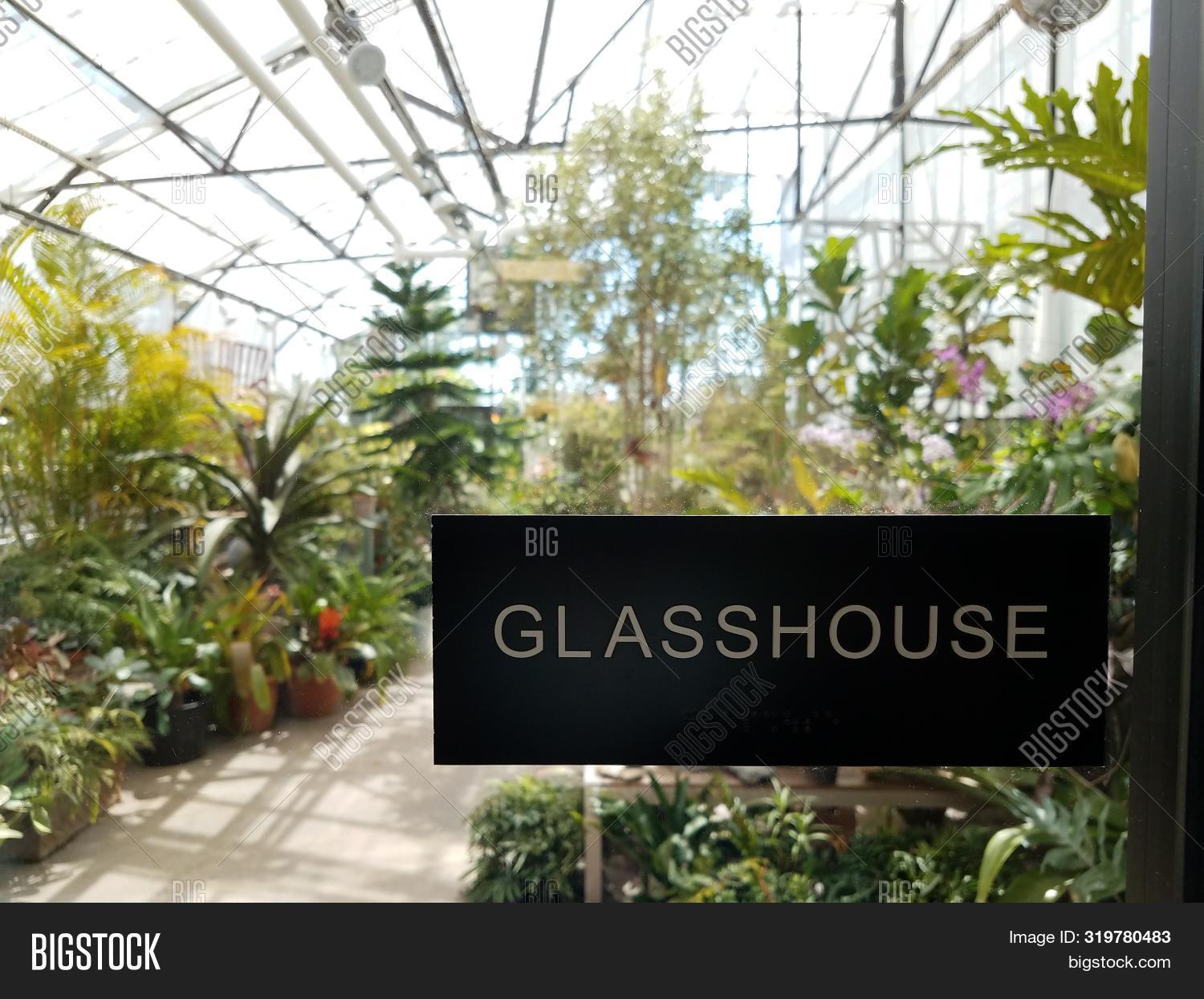 Glasshouse Sign Image & Photo (Free Trial) | Bigstock