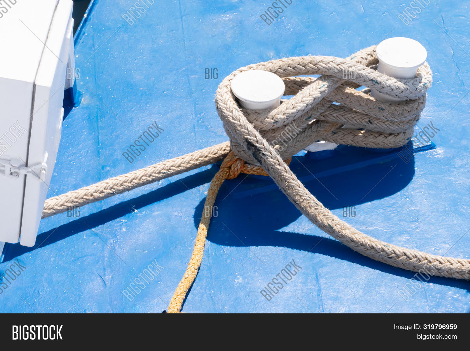 Thick Rope On Ship Image & Photo (Free Trial) | Bigstock