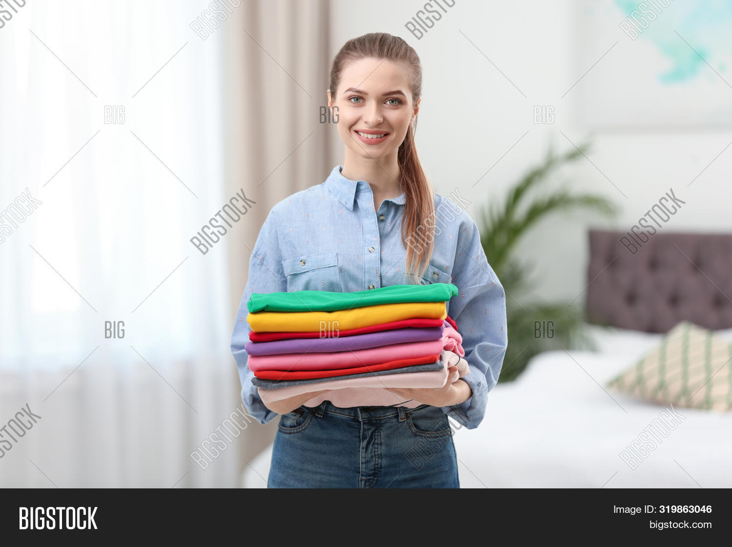 Clean Folded Clothes