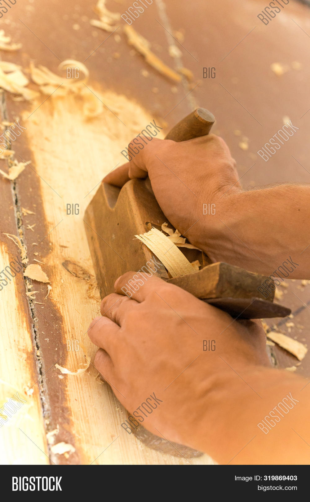 Wooden Hand Plane. Image & Photo (Free Trial) | Bigstock