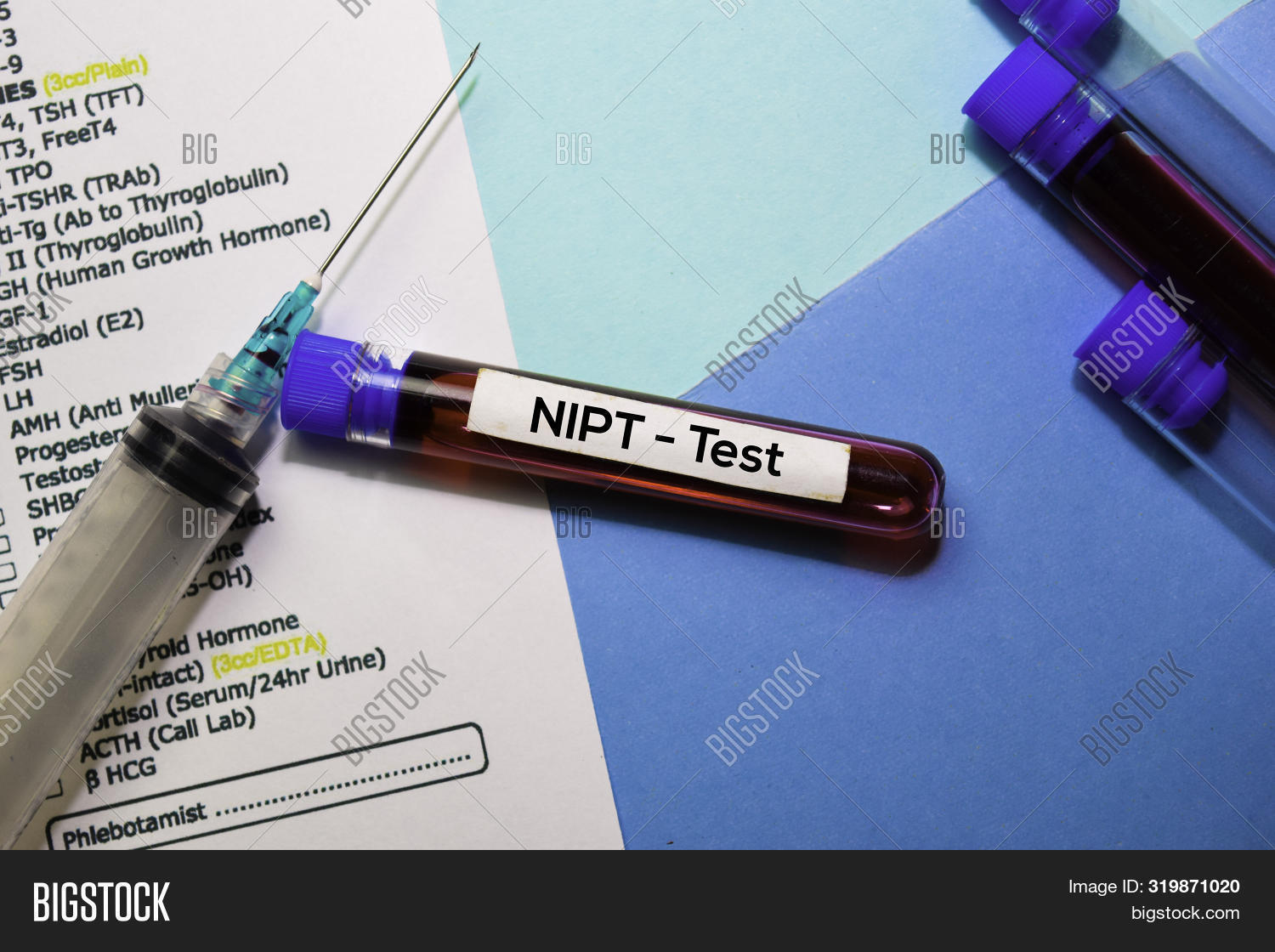 Nipt - Test Blood Image & Photo (Free Trial) | Bigstock