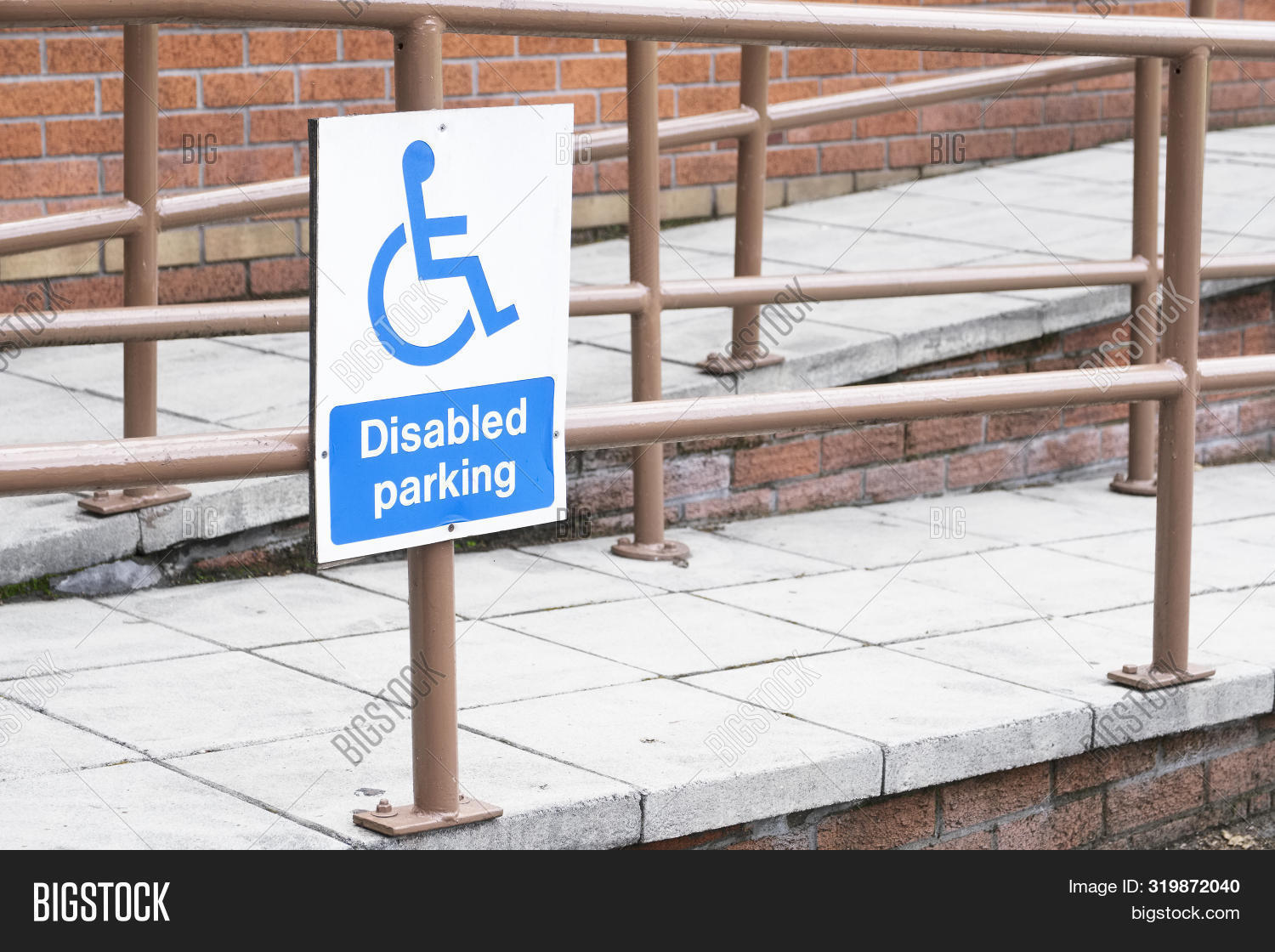 Disabled Blue Sign Image & Photo (Free Trial) | Bigstock