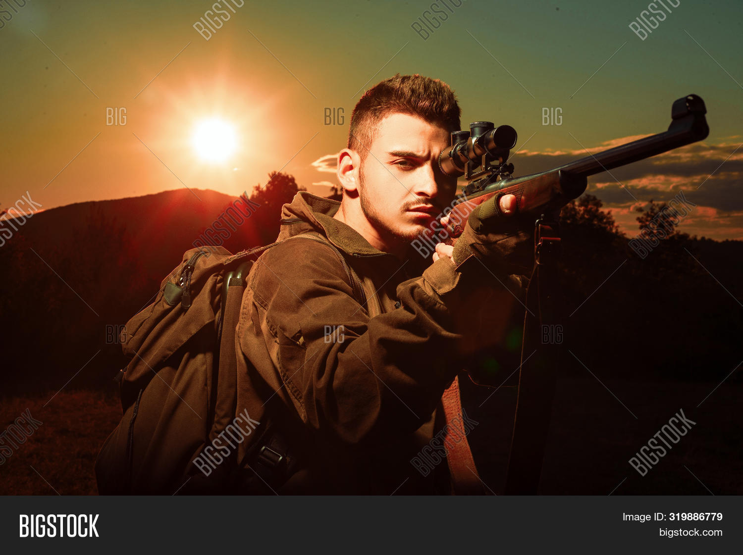 Hunter Gun Hunting Image & Photo (Free Trial) | Bigstock