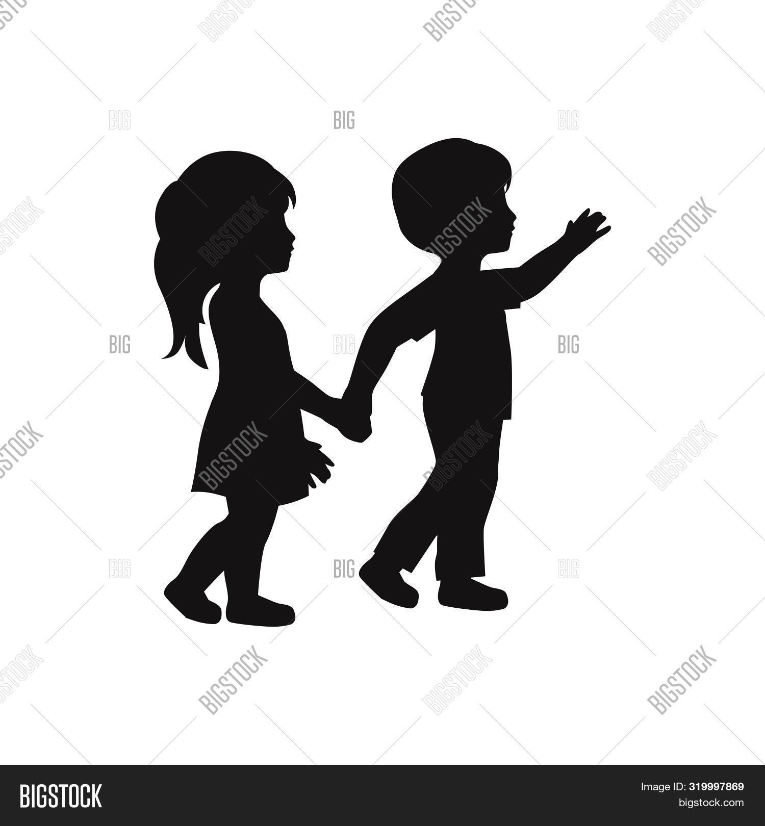 Little Boy Girl, Vector & Photo (Free Trial) | Bigstock