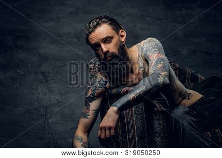 Portrait Tattooed Sad Image & Photo (Free Trial) | Bigstock