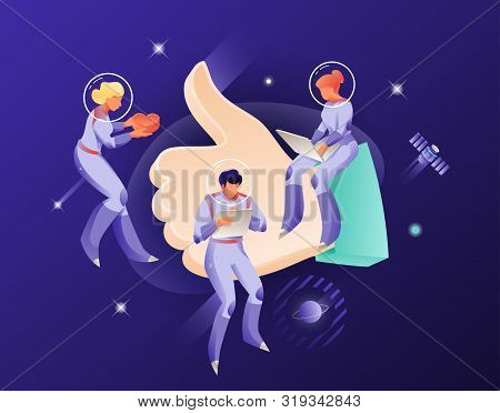 Vector y foto Thumb Sign (prueba gratis) | Bigstock