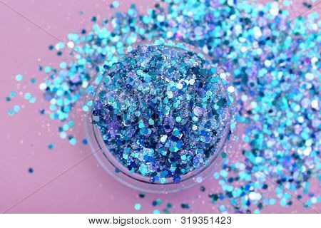 Blue Shimmer Glitter Image & Photo (Free Trial) | Bigstock