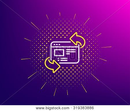 Refresh Website Line Vector & Photo (Free Trial) | Bigstock