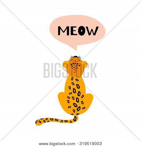 Cute Nice Mewing Vector & Photo (Free Trial) | Bigstock