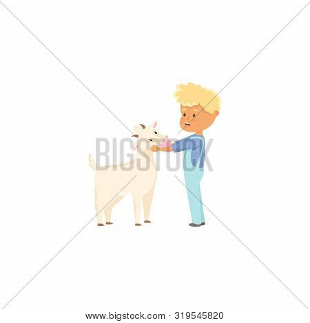 Cute Little Boy Goat Vector & Photo (Free Trial) | Bigstock