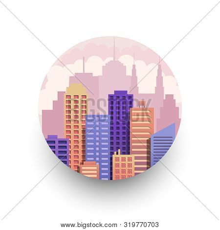 Colorful Cityscape Vector & Photo (Free Trial) | Bigstock
