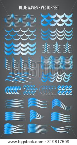 Set Blue Abstract Vector & Photo (Free Trial) | Bigstock