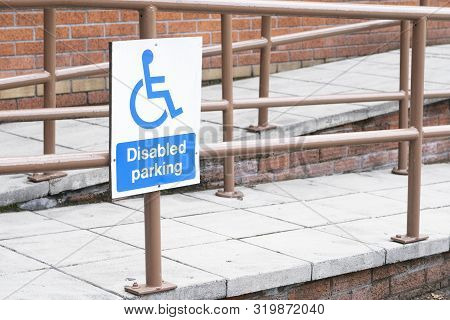 Disabled Blue Sign Image & Photo (Free Trial) | Bigstock