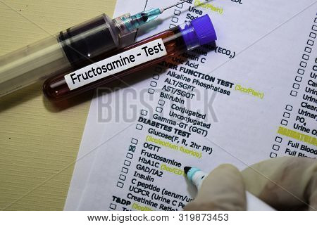 Fructosamine - Test Image & Photo (Free Trial) | Bigstock