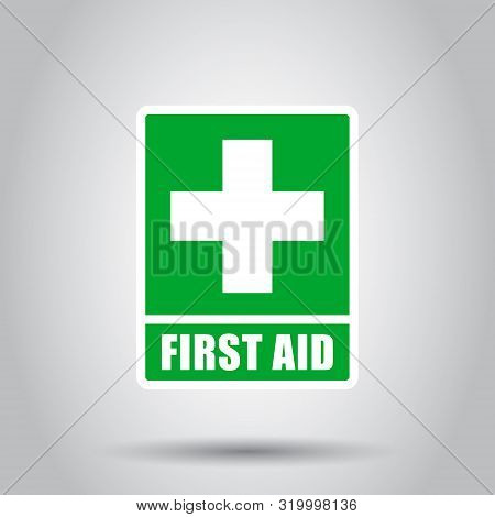 First Aid Sign Icon Vector & Photo (Free Trial) | Bigstock