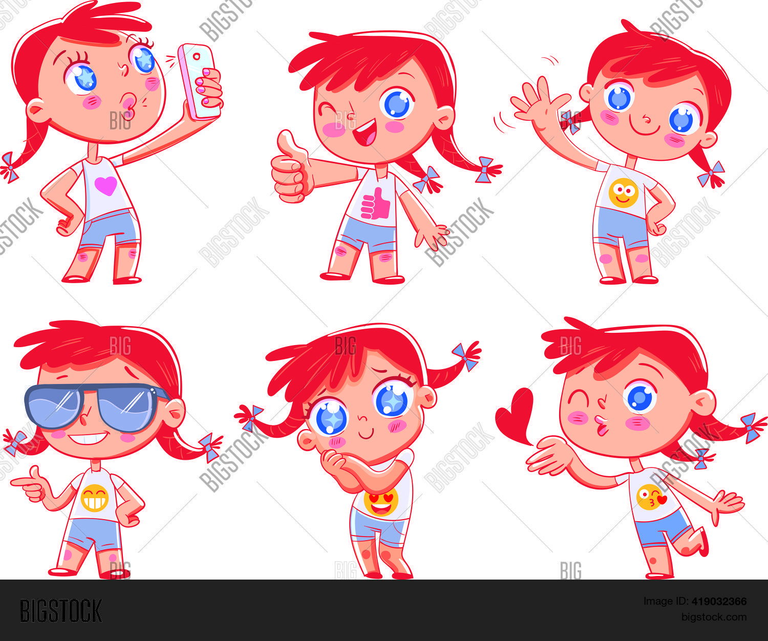 Cute Redhead Vector & Photo (Free Trial) | Bigstock