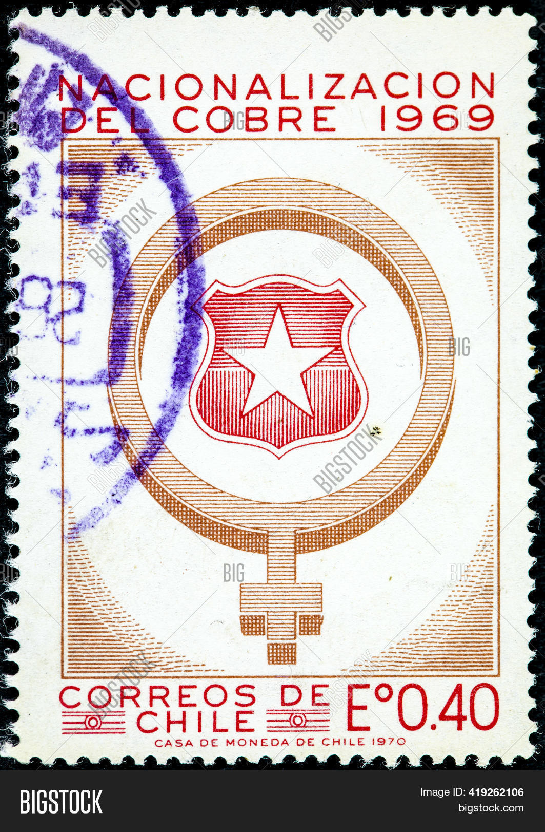 Chile - Circa 1970: Image & Photo (Free Trial) | Bigstock