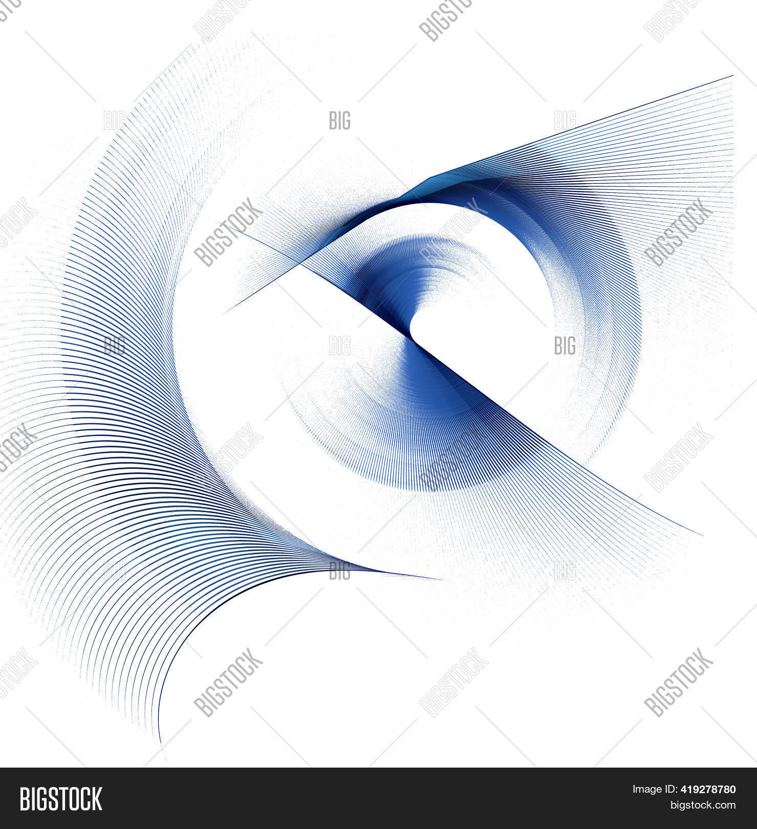 Blue Curved Straight Image & Photo (Free Trial) | Bigstock