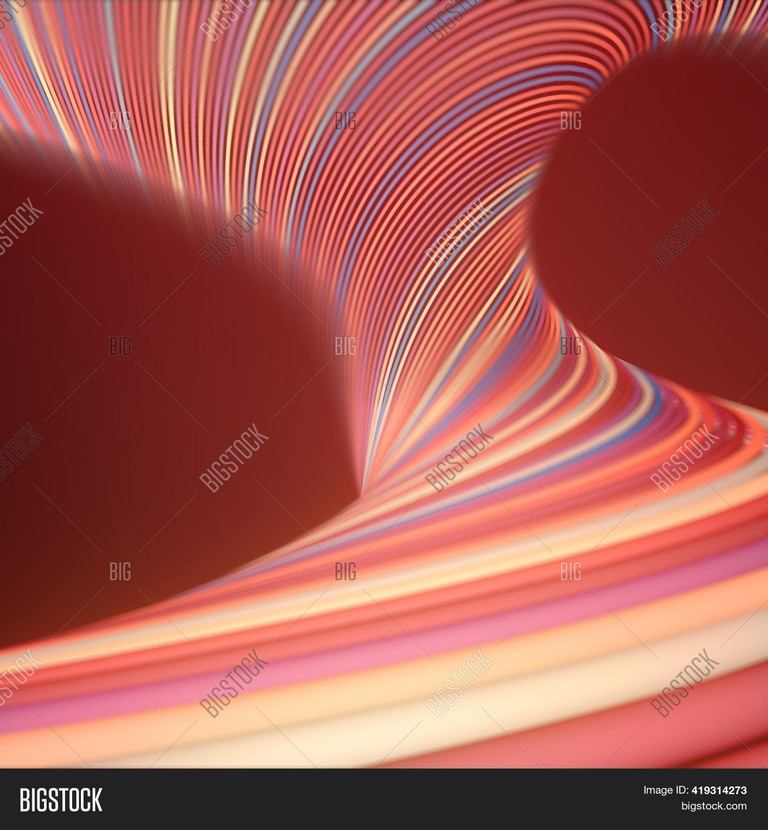 Wavy Wires Digital Image & Photo (Free Trial) | Bigstock