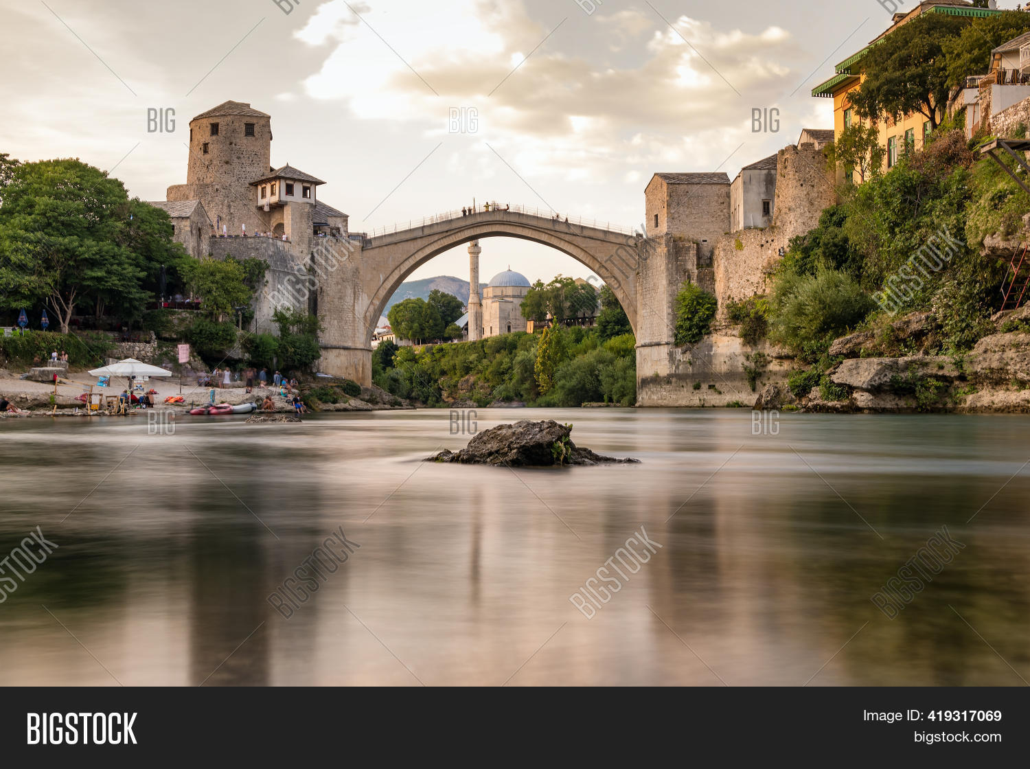 Stari Most Bridge Old Image & Photo (Free Trial) | Bigstock
