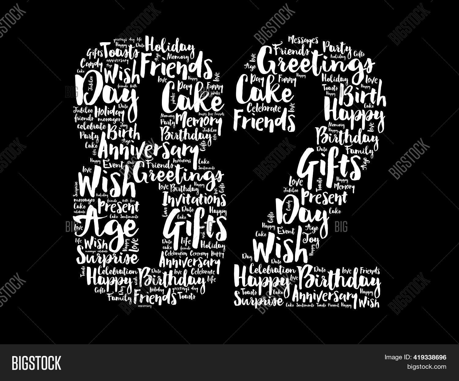 Happy 82nd Birthday Image & Photo (Free Trial) | Bigstock