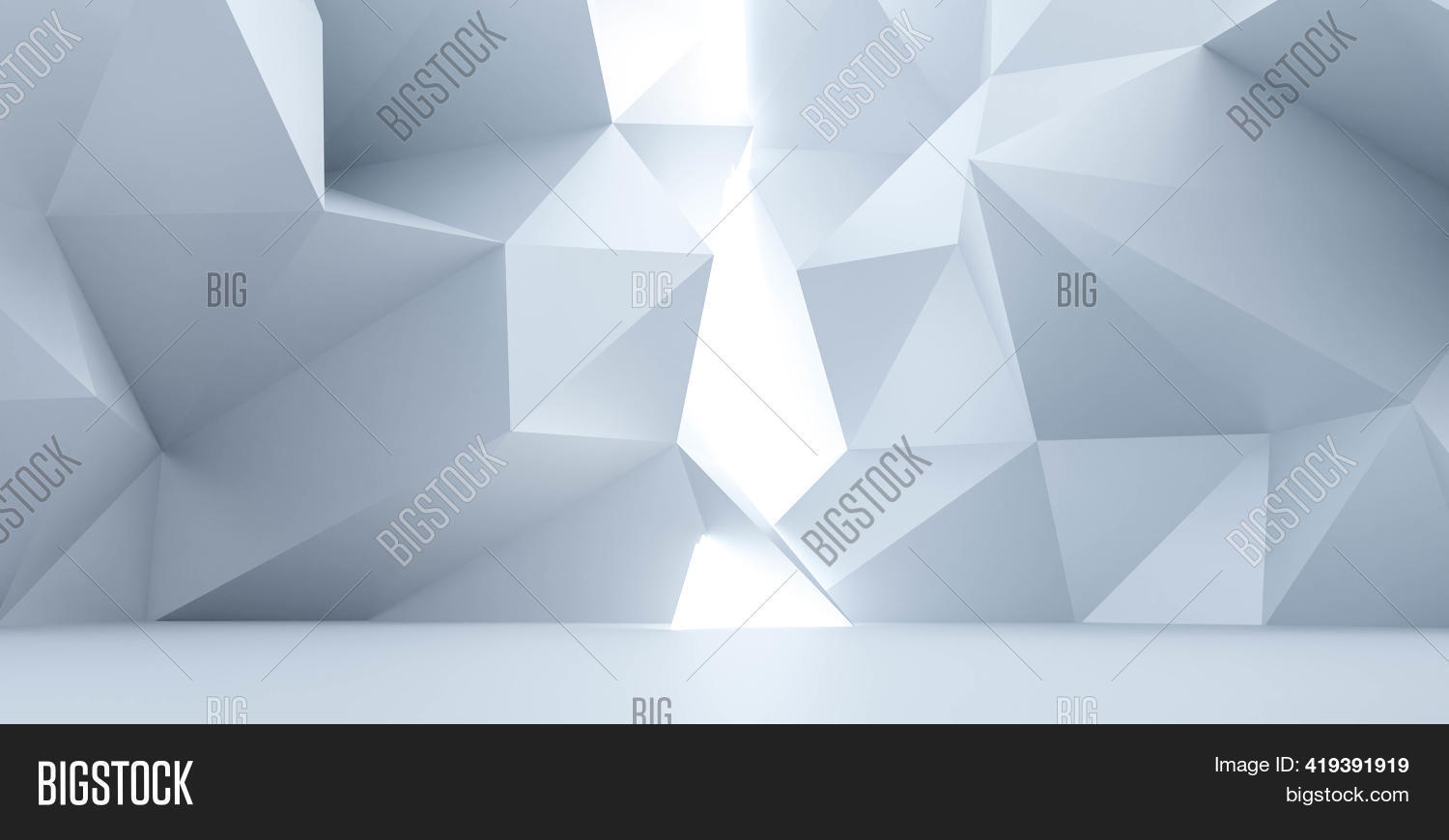 White Abstract Polygon Image & Photo (Free Trial) | Bigstock