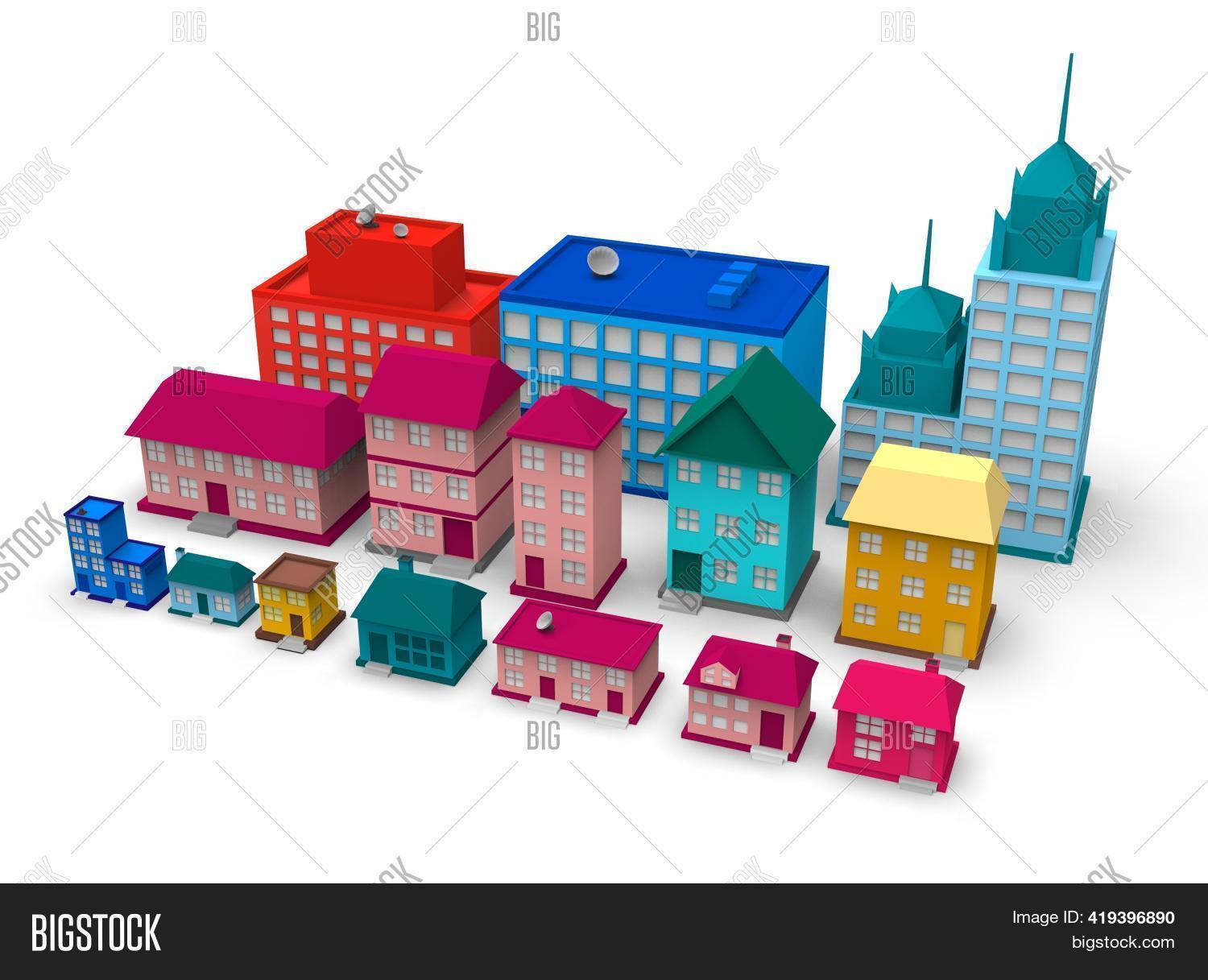 Cartoon Building 3d- Image & Photo (Free Trial) | Bigstock