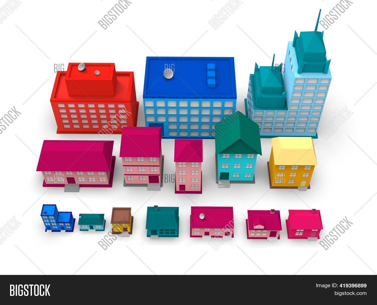 Cartoon Building 3d- Image & Photo (Free Trial) | Bigstock