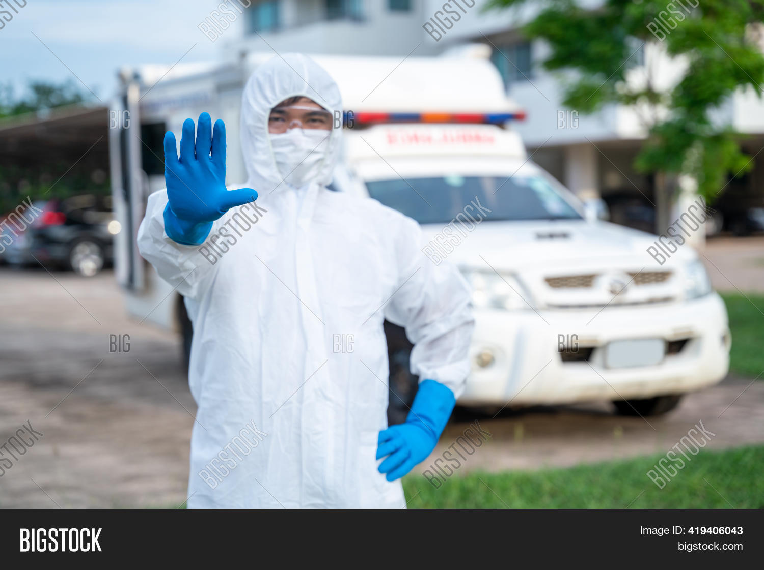 Driver Wear Ppe Front Image & Photo (Free Trial) | Bigstock
