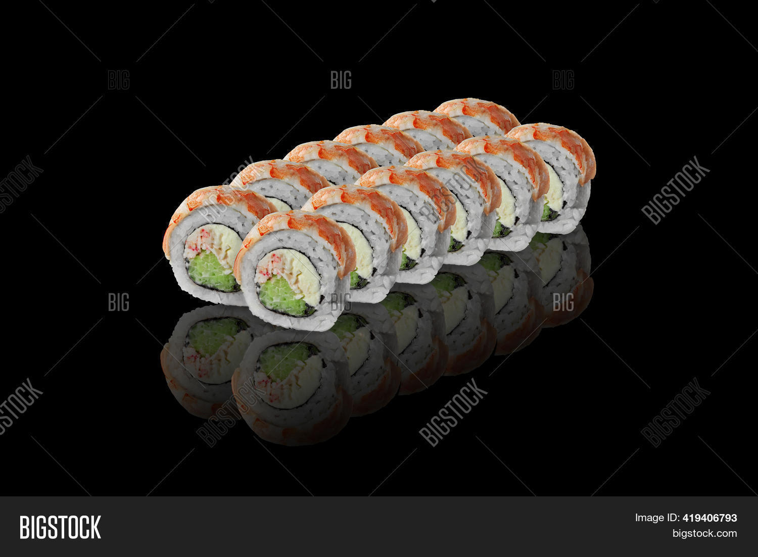 Rolls Tiger Prawn On Image & Photo (Free Trial) | Bigstock