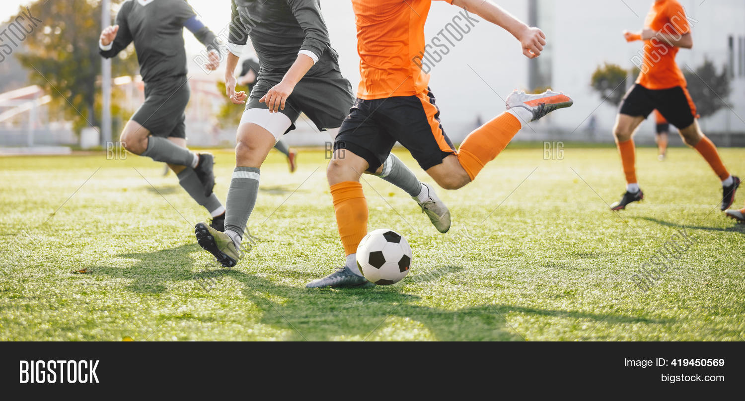 Group Football Players Image & Photo (Free Trial) | Bigstock