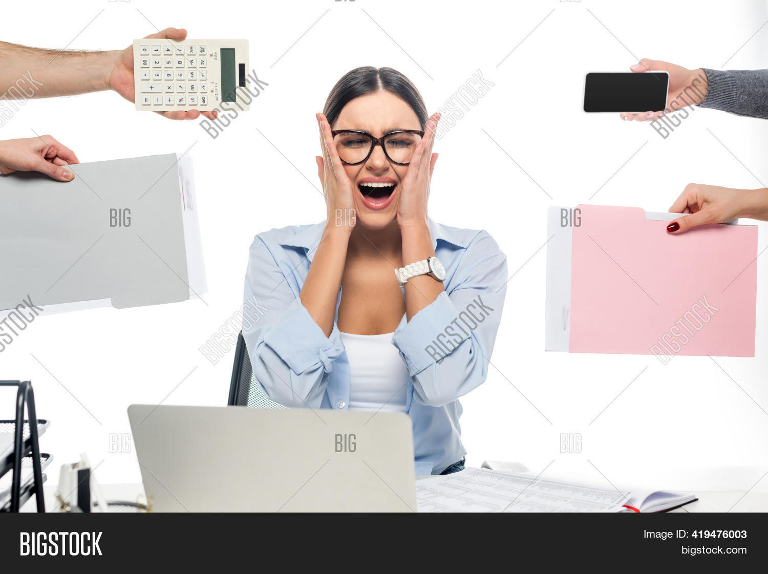 Shocked Businesswoman Image & Photo (Free Trial) | Bigstock
