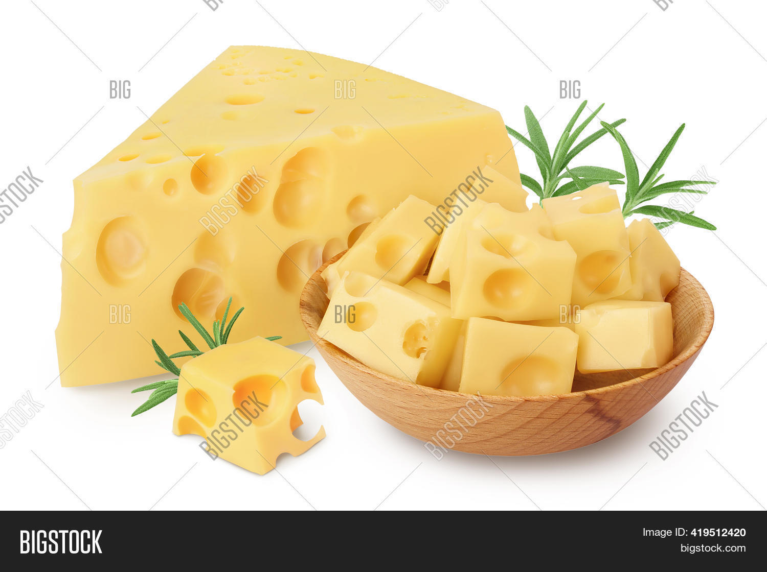 Cubes Cheese Wooden Image & Photo (Free Trial) | Bigstock