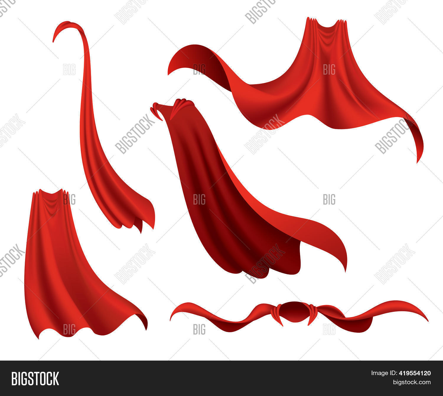 Superhero Red Cape. Image & Photo (Free Trial) | Bigstock