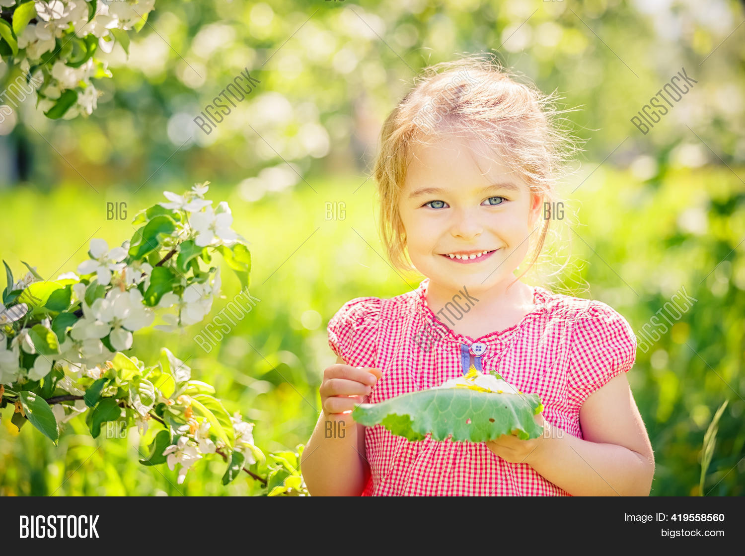 Happy Little Girl Image & Photo (Free Trial) | Bigstock