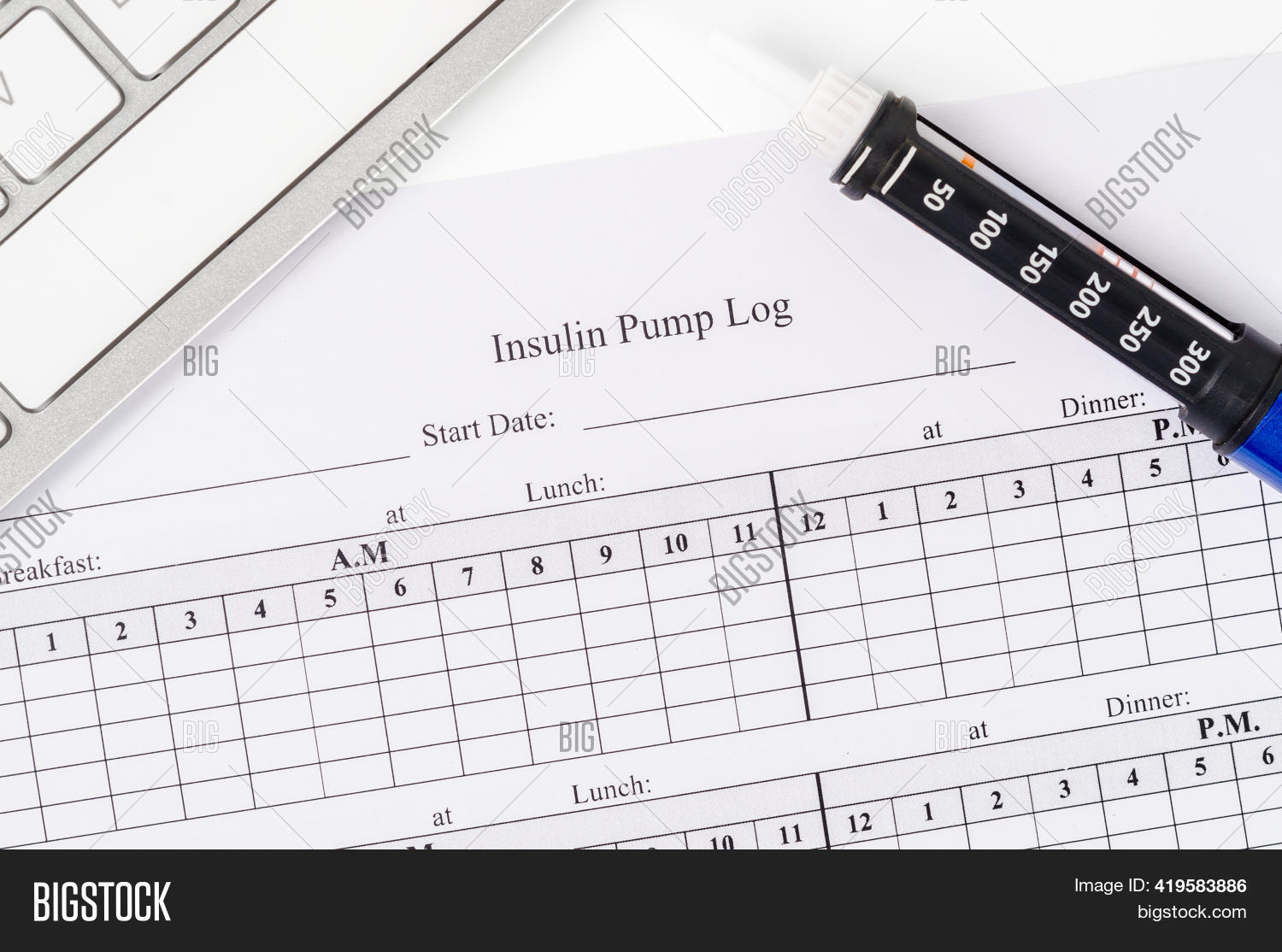 Insulin Pump Log Image & Photo (Free Trial) | Bigstock