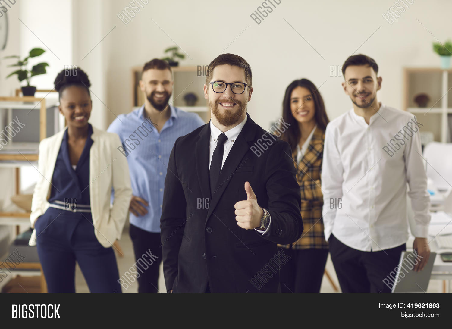 Confident Team Leader Image & Photo (Free Trial) | Bigstock