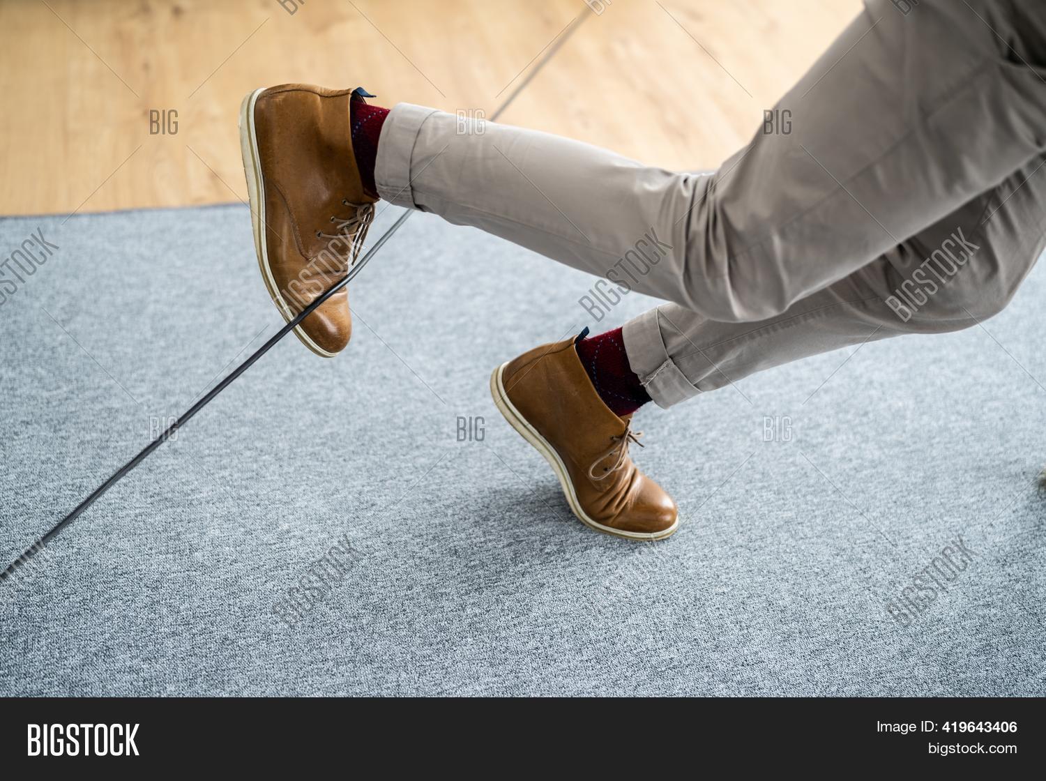 Wire Cord Trip Over Image & Photo (Free Trial) | Bigstock