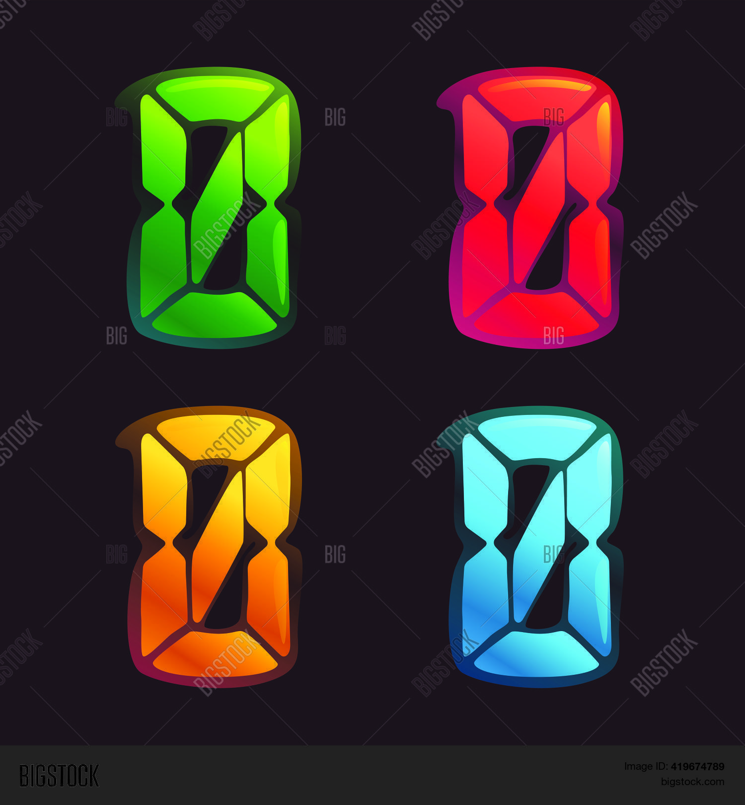 Number Zero Logo Vector & Photo (Free Trial) | Bigstock