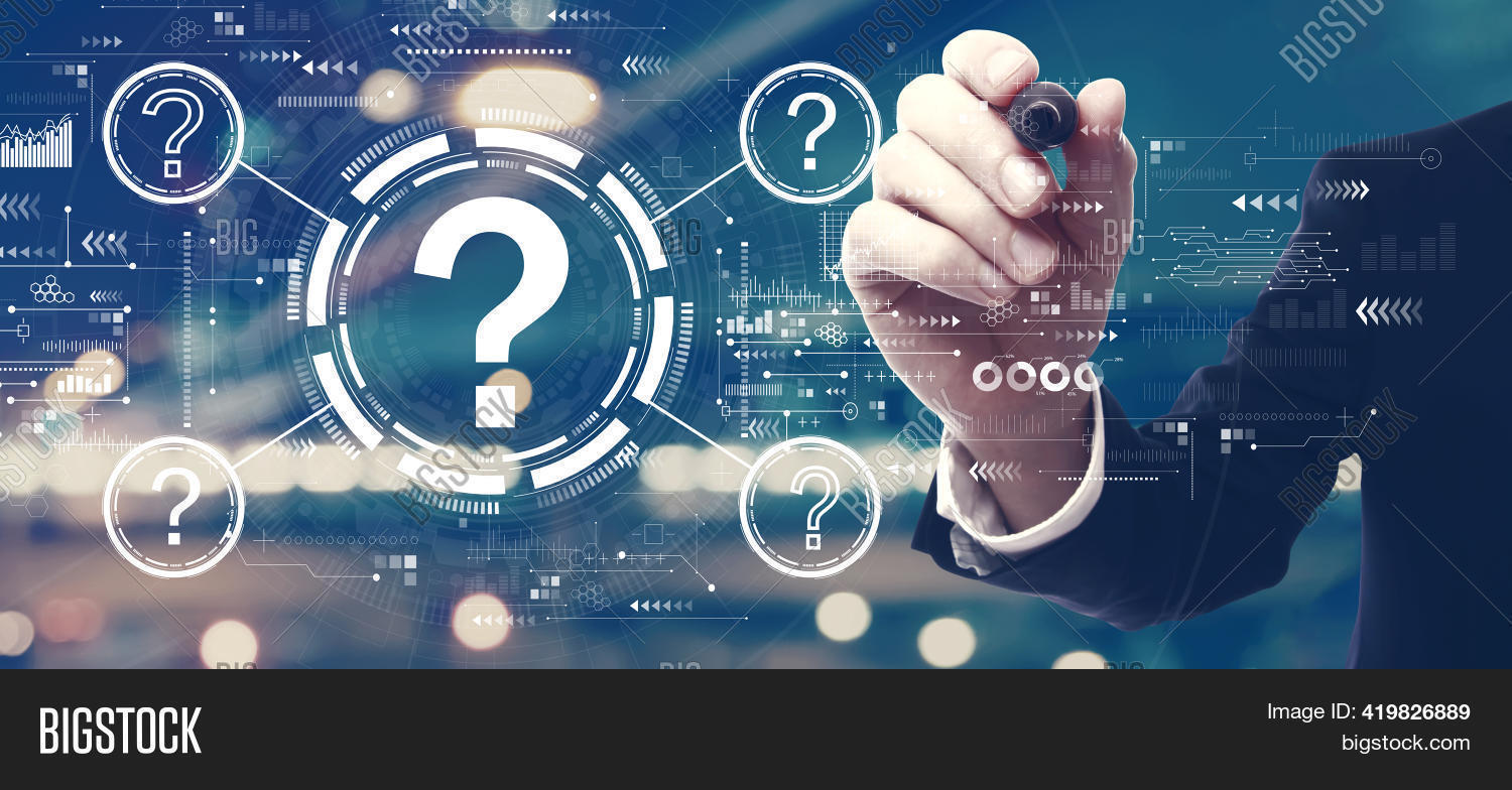 Question Marks Man On Image & Photo (Free Trial) | Bigstock