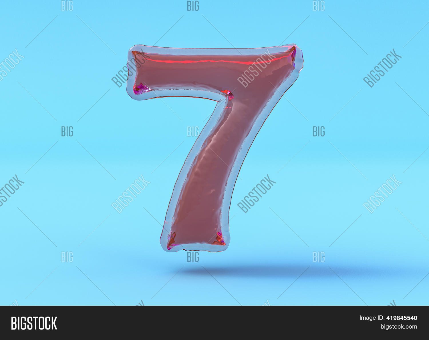 Number 7. Digital Sign Image & Photo (Free Trial) | Bigstock
