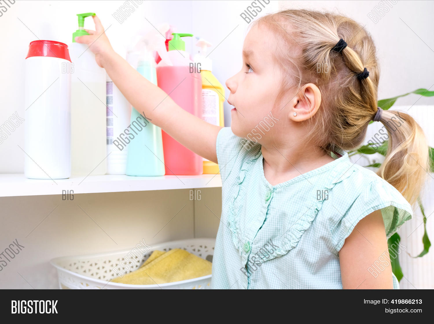 Toddler Touches Image & Photo (Free Trial) | Bigstock