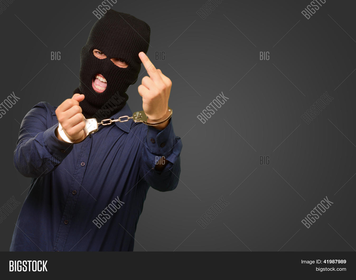 Angry Criminal Man Image & Photo (Free Trial) | Bigstock