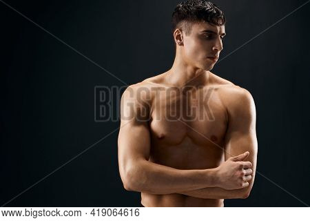 Sporty Man Pumped Body Image & Photo (Free Trial) | Bigstock